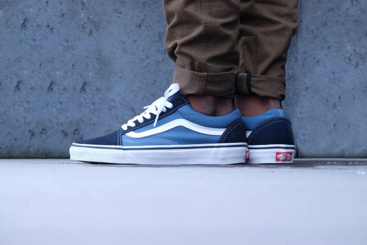 Venta > vans old skool azul > en stock