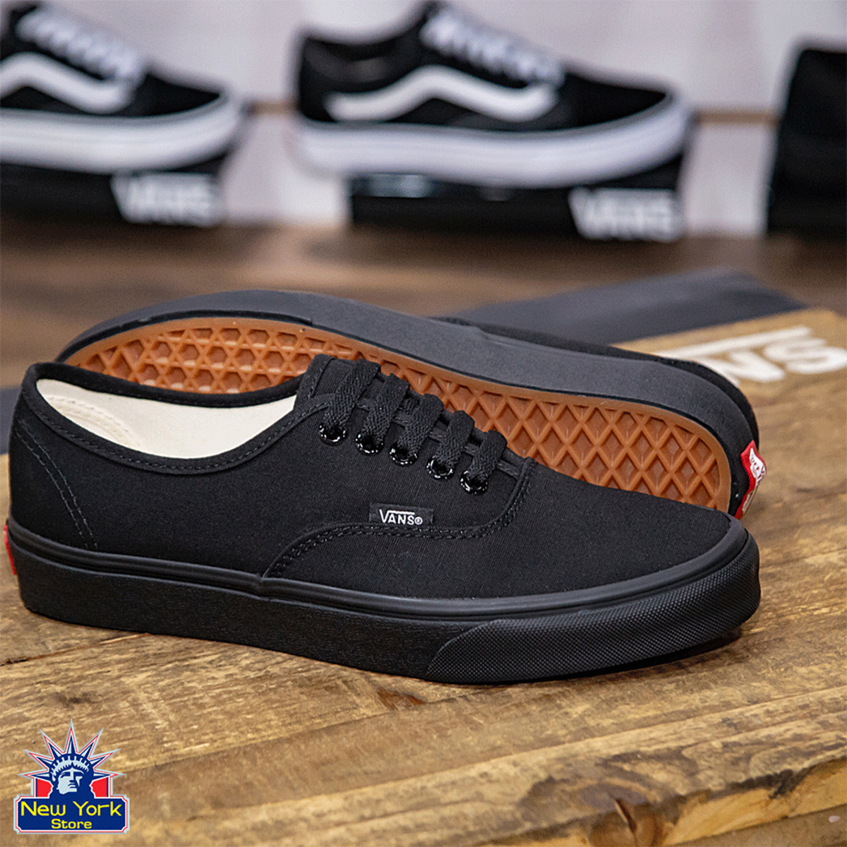CALZADO VANS AUTHENTIC NEGRO UNISEX N 395 Cod:VN000EE3BKA - Vans - New ...