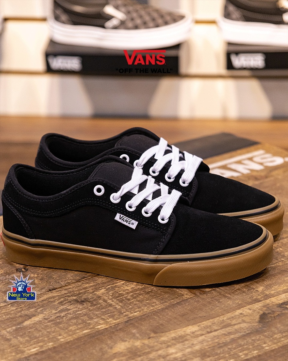 CALZADO VANS CHUKKA LOW SKATE BLACK GUM WHITE VN0A4BX40I4 - Vans - New ...