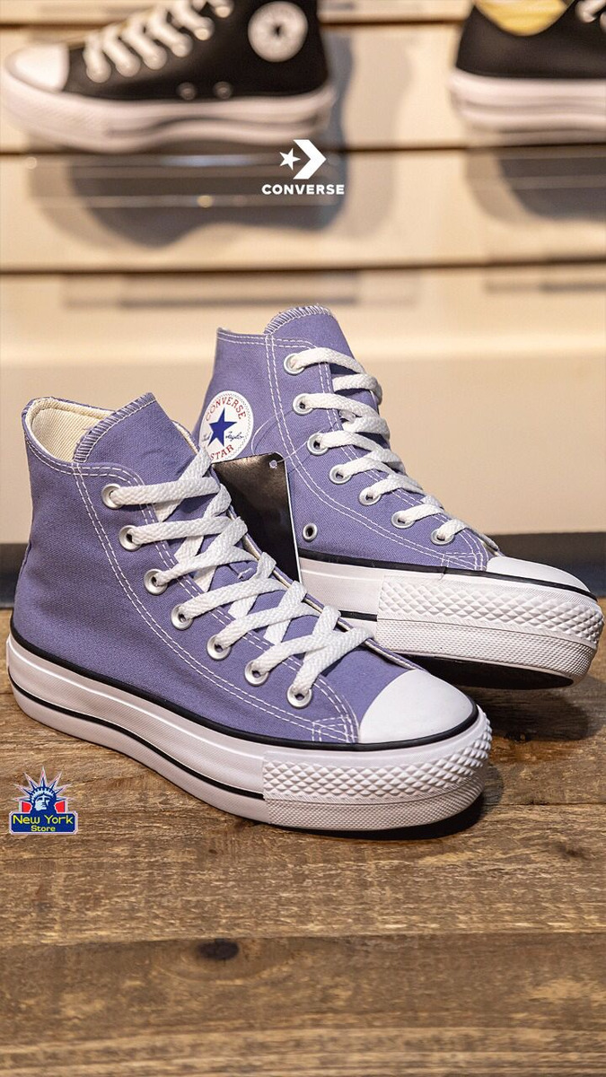 CALZADO CONVERSE LILA HIGH PLAT LILAS CT12000035 - Converse - New York ...