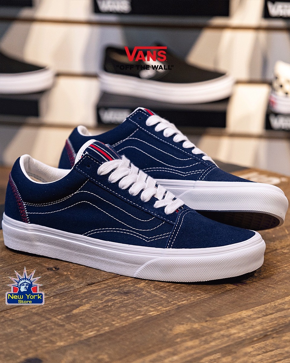CALZADO VANS FIELD DAZE OLD SKOOL Azul/Rojo/Blanco VN0A5KRSN3L - Vans ...