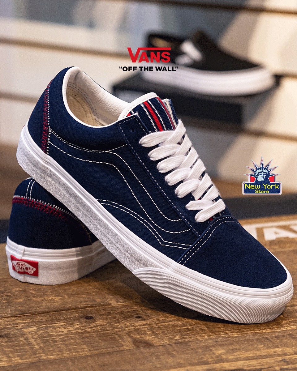 CALZADO VANS FIELD DAZE OLD SKOOL Azul/Rojo/Blanco VN0A5KRSN3L - Vans ...