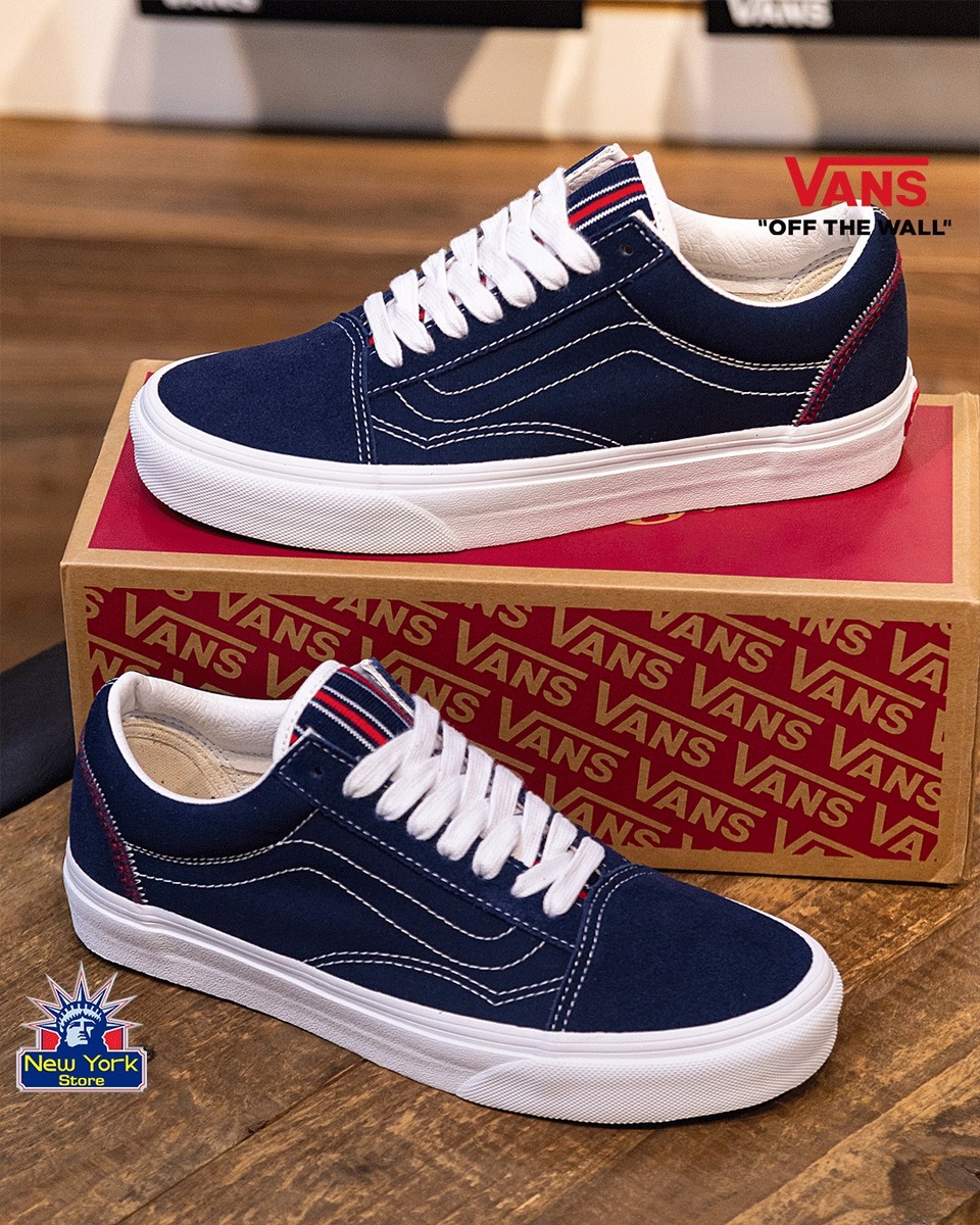 CALZADO VANS FIELD DAZE OLD SKOOL Azul/Rojo/Blanco VN0A5KRSN3L - Vans ...