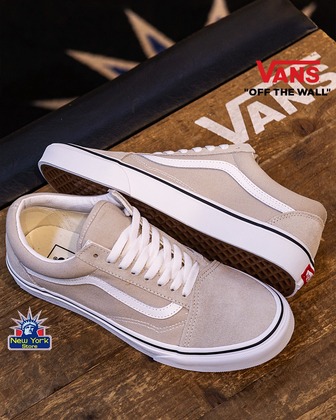 CALZADO VANS OLD SKOOL BEIGE MASC VN0005UFBLL - Vans - New York Store ...
