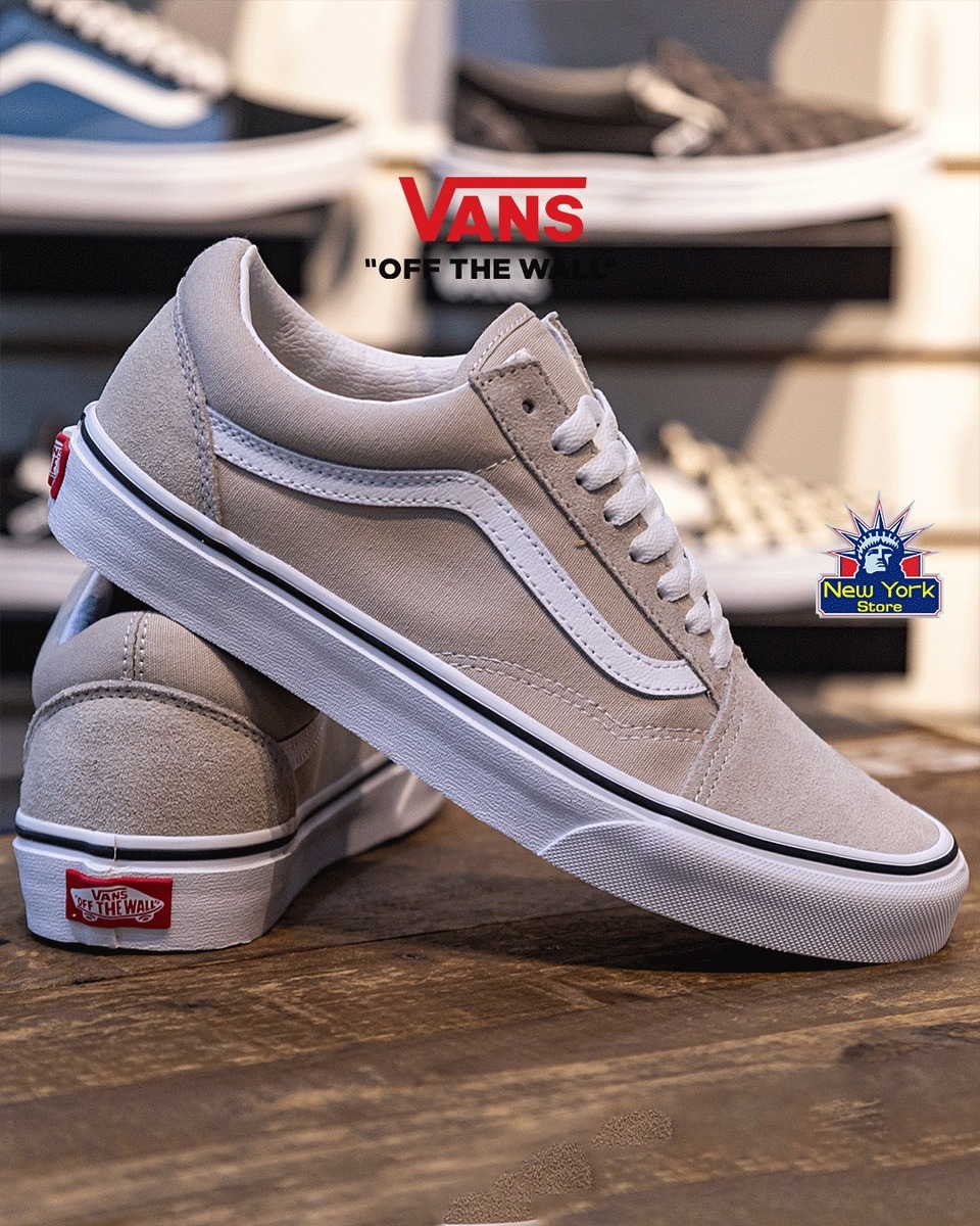 CALZADO VANS OLD SKOOL BEIGE MASC VN0005UFBLL - Vans - New York Store ...