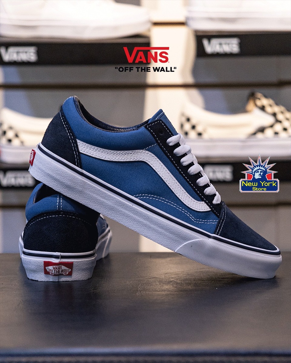 CALZADO VANS OLD SKOOL AZUL/CELESTE MASC N 338 Cod:VN000D3HNVY - Vans ...