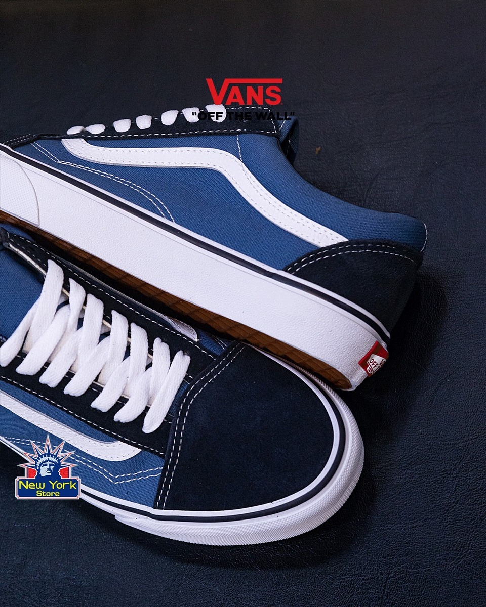 CALZADO VANS OLD SKOOL AZUL/CELESTE MASC N 338 Cod:VN000D3HNVY - Vans ...