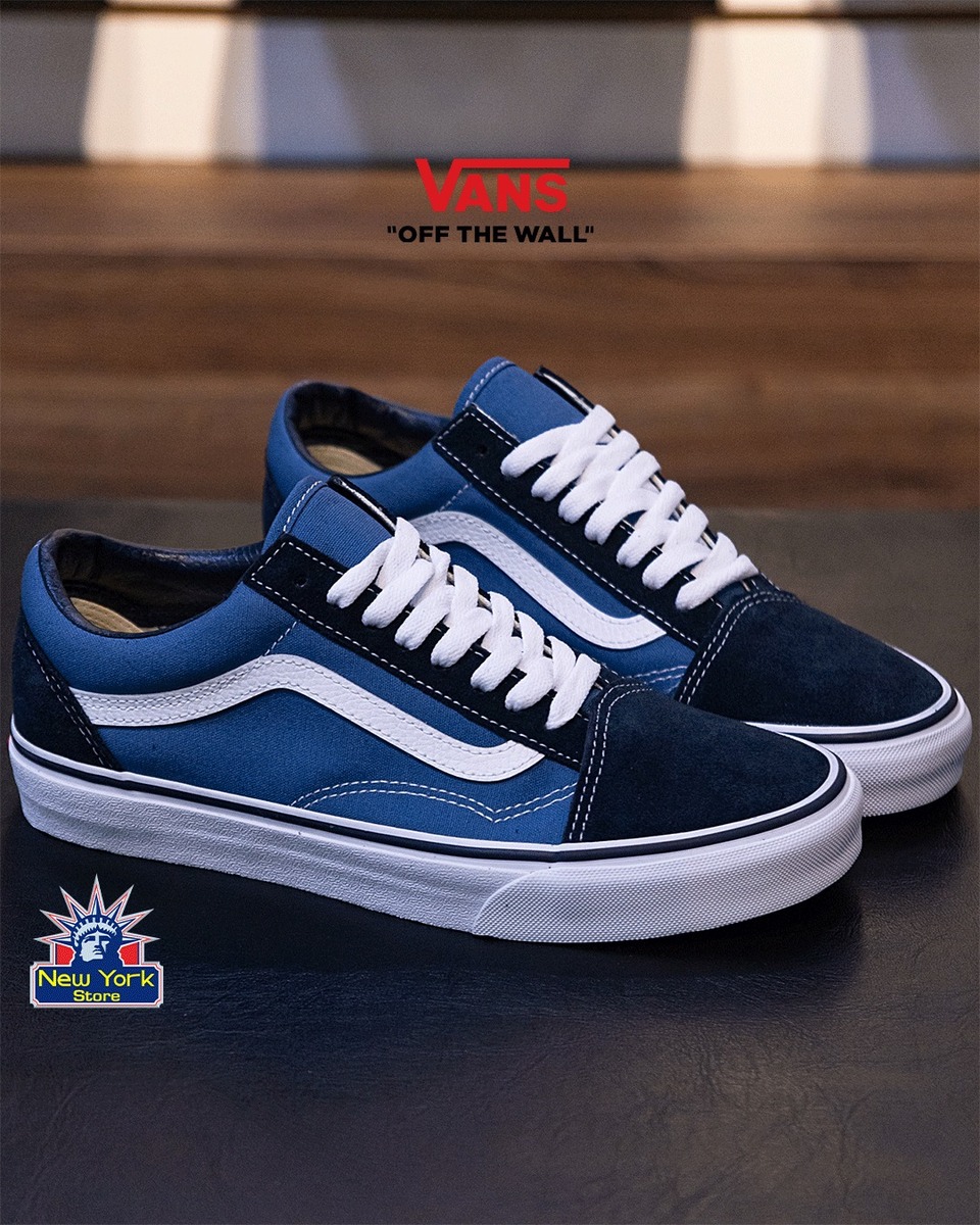 CALZADO VANS OLD SKOOL AZUL/CELESTE MASC N 338 Cod:VN000D3HNVY - Vans ...