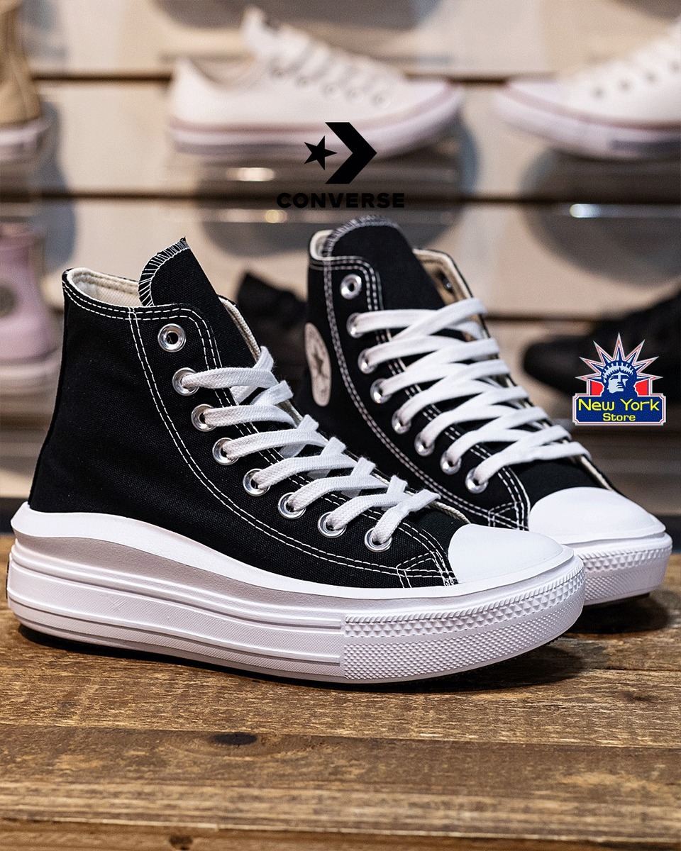 CALZADO CONVERSE ALL STAR MOVE HI BLACK 571758C - Converse - New York ...