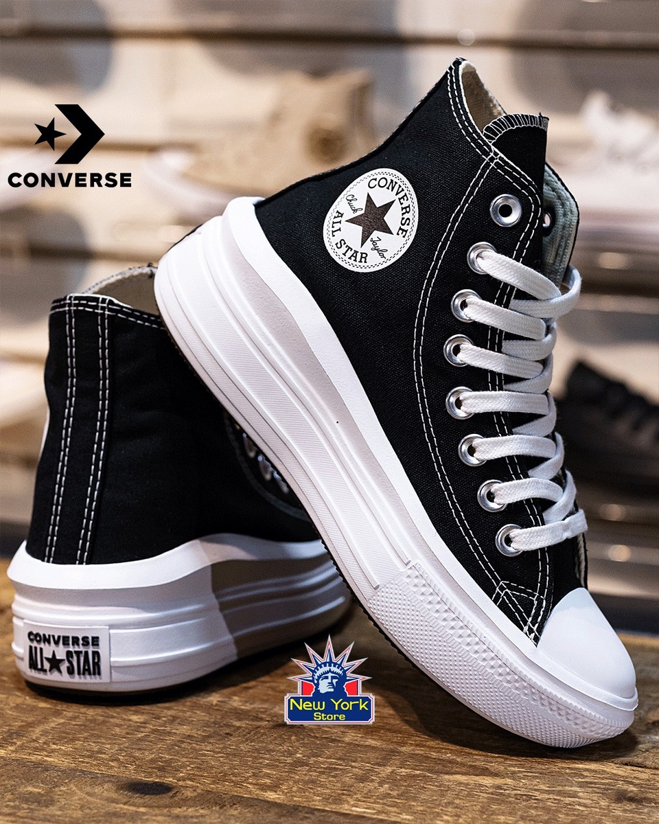 CALZADO CONVERSE ALL STAR MOVE HI BLACK 571758C - Converse - New York ...