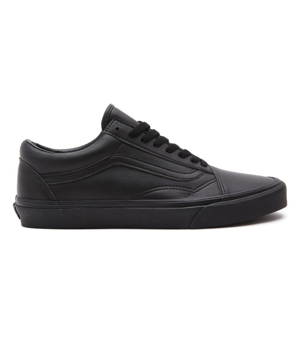 CALZADO VANS OLD SKOOL CLASSIC CUERO NEGRO MASC N 453 Cod:VN0A38G1PXP ...