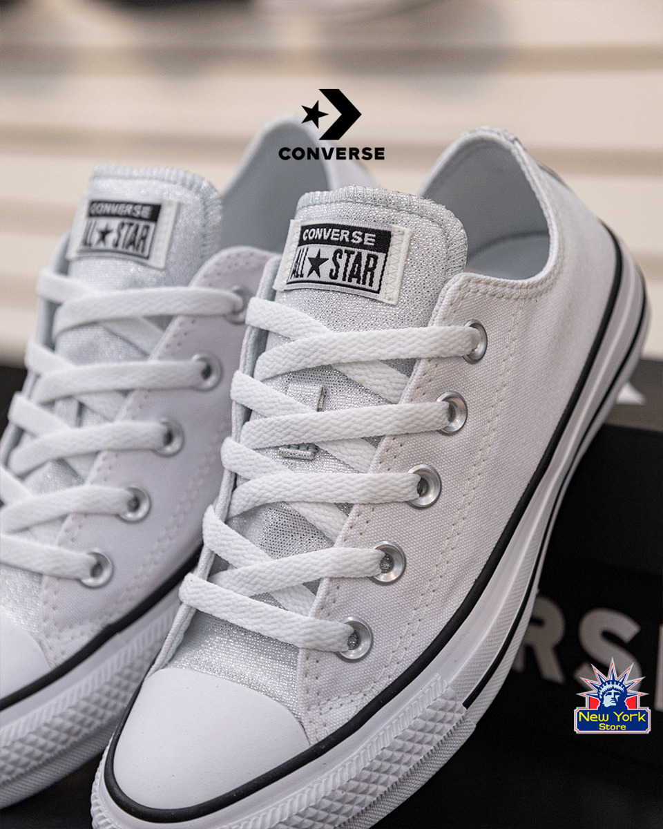 CALZADO CONVERSE CHUCK TAYLOR BLANCO/PLATEADO CT25700002 - Converse ...