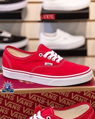 CALZADO VANS AUTHENTIC CLASSIC ROJO VN000EE3RED - Vans - New York Store ...