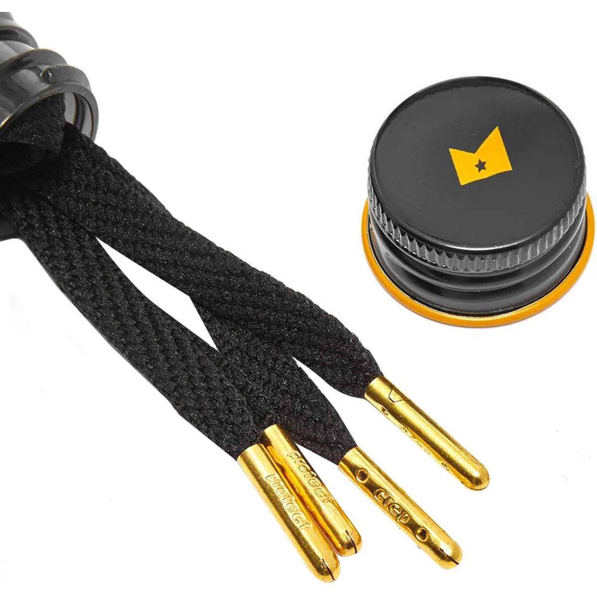 CORDON CREP PROTECT LACES BLACK (FLAT) CP013 5056243300778 - Crep ...