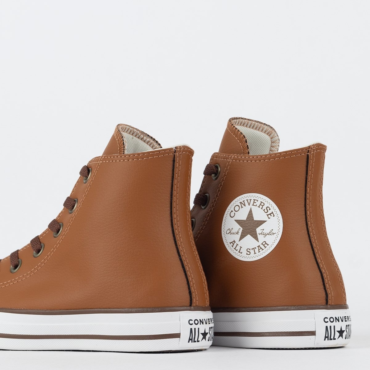 CALZADO CONVERSE ALL STAR MARRON CUERO CAÑO ALTO - Converse - New York ...