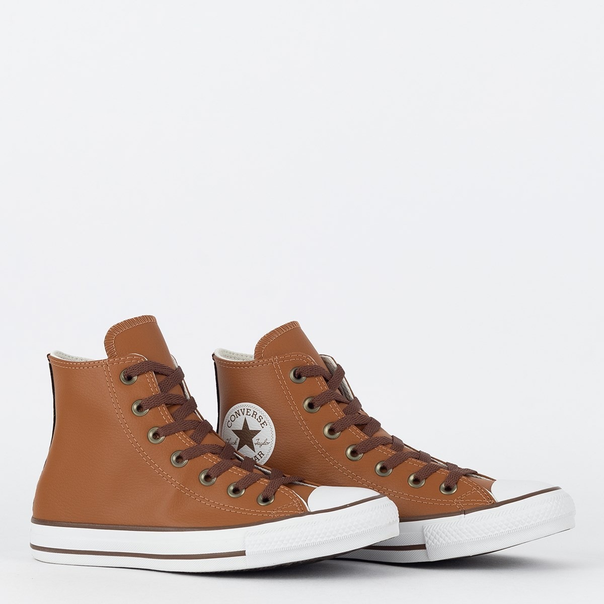 CALZADO CONVERSE ALL STAR MARRON CUERO CAÑO ALTO - Converse - New York ...